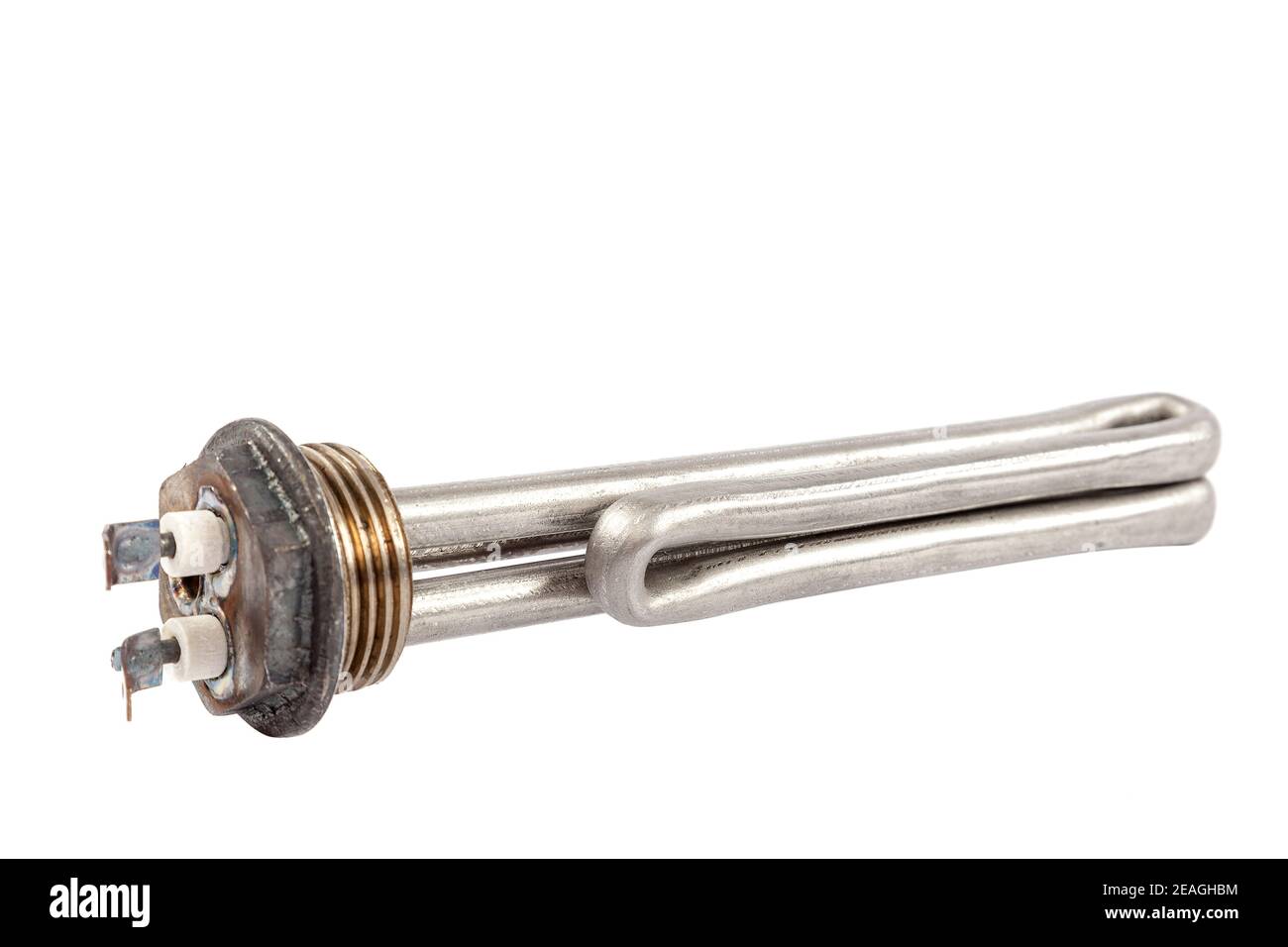 Electric heating element isolated on a white background Stock Photo - Alamy