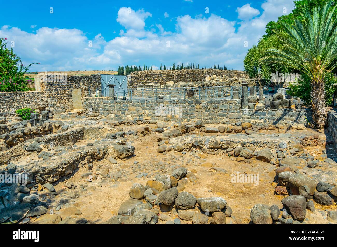 Ruins of an ancient town capernaum in Israel Stock Photo - Alamy
