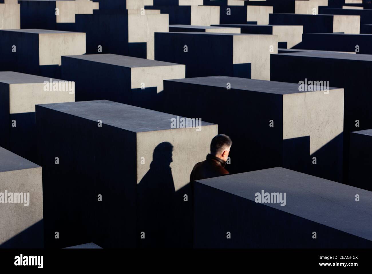 Berlin, Germany The Holocaust Memorial (Memorial to the Murdered Jews ...