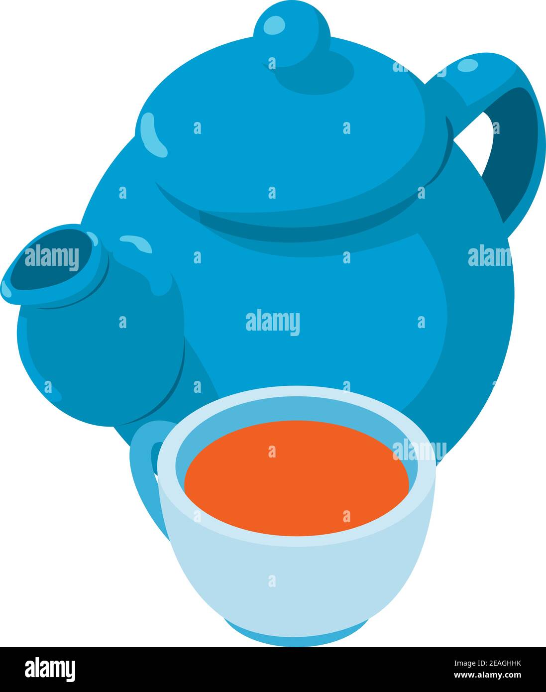 Chamomile tea icon. Isometric illustration of chamomile tea vector icon ...