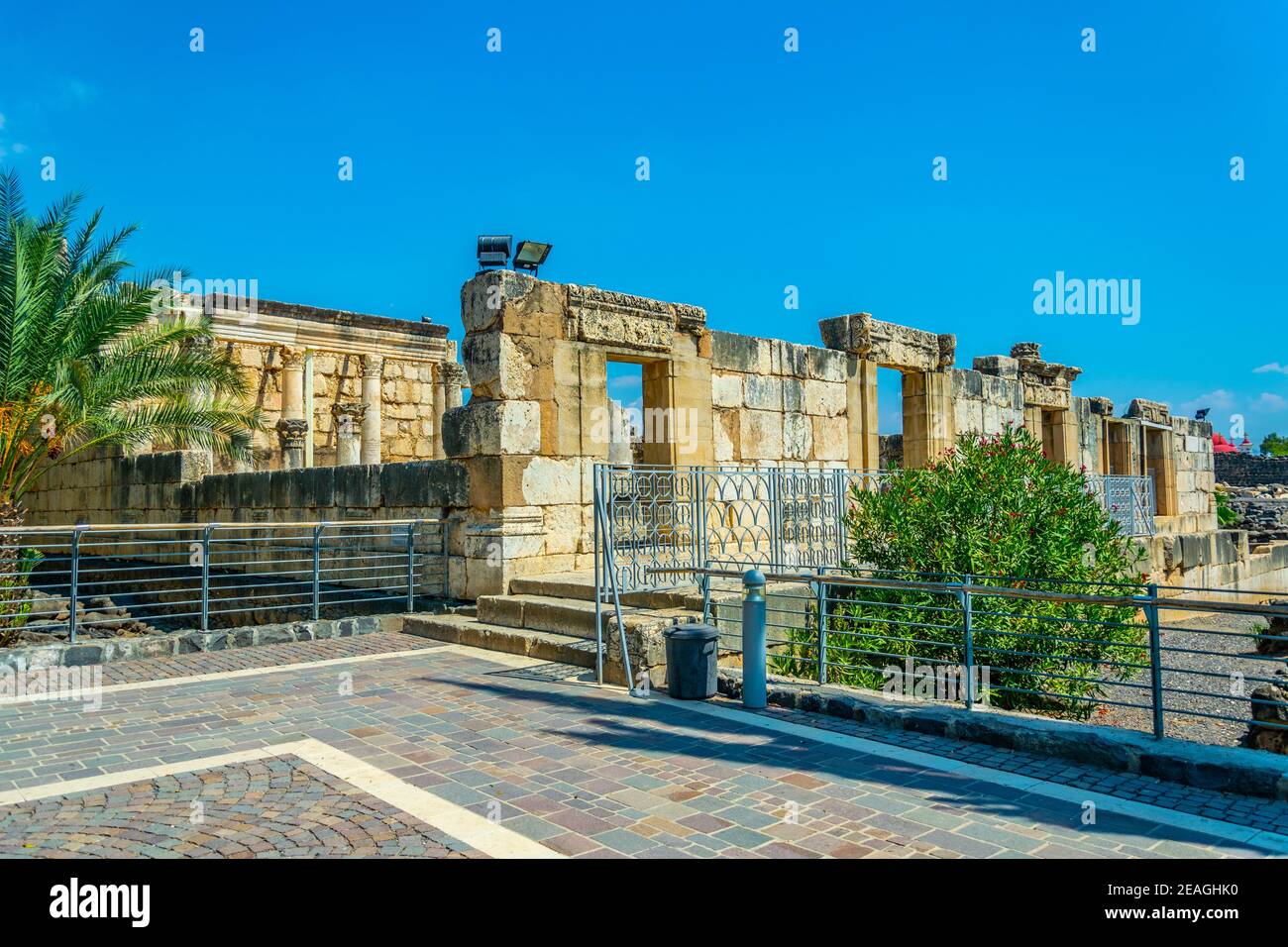 Ruins of an ancient town capernaum in Israel Stock Photo - Alamy