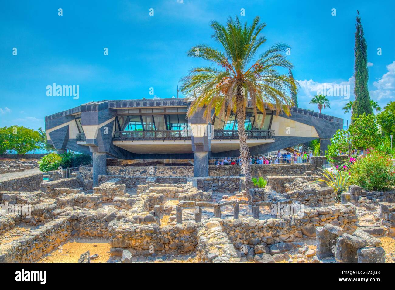 Saint peter capernaum church house hi-res stock photography and images ...