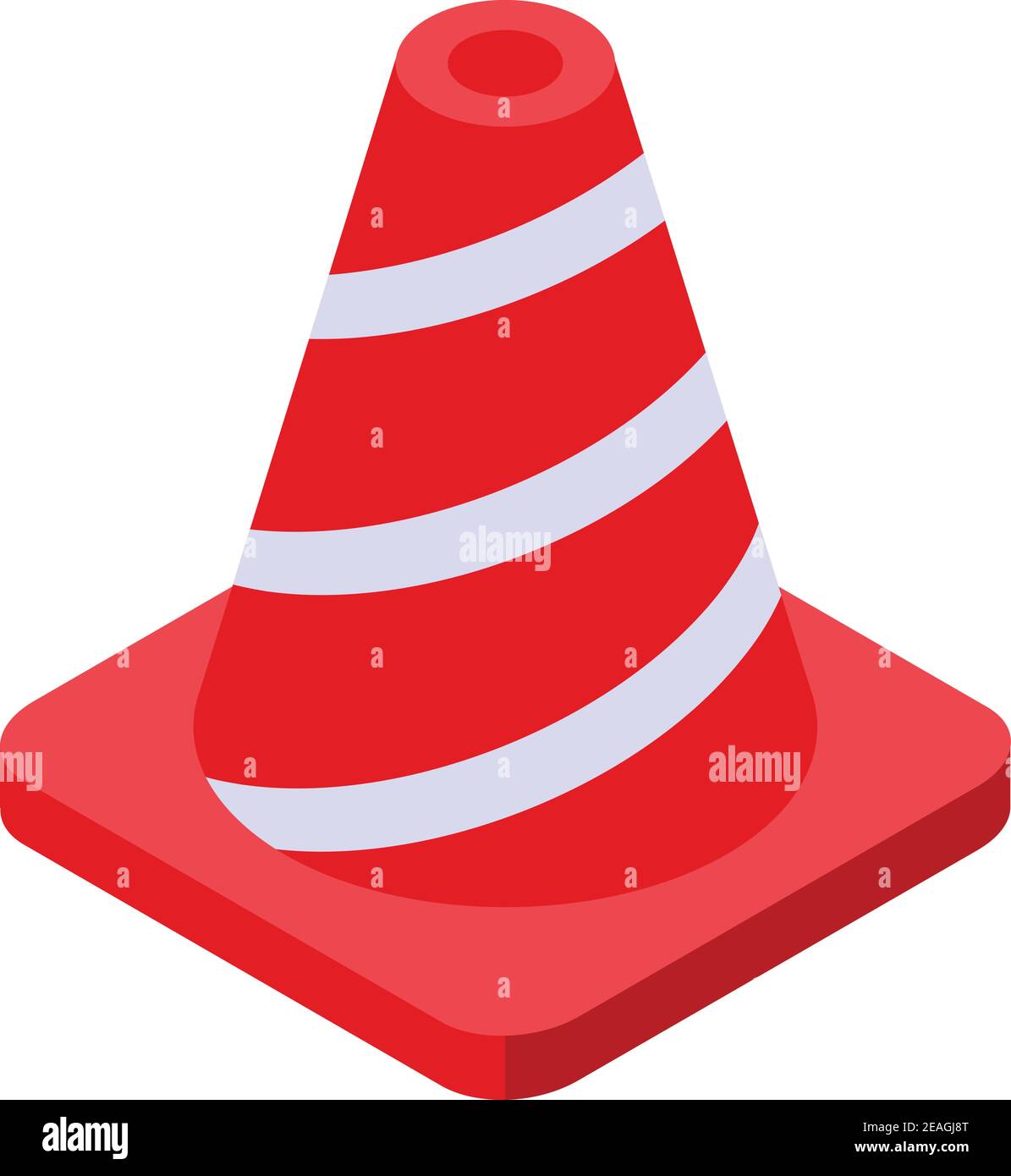 School gym cone icon. Isometric of school gym cone vector icon for web ...