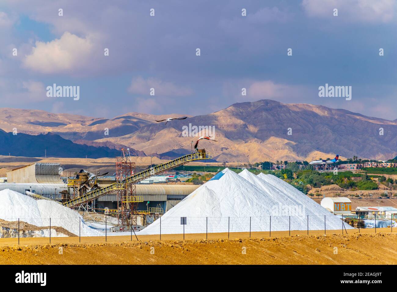Salt evaporation facility hi-res stock photography and images - Alamy
