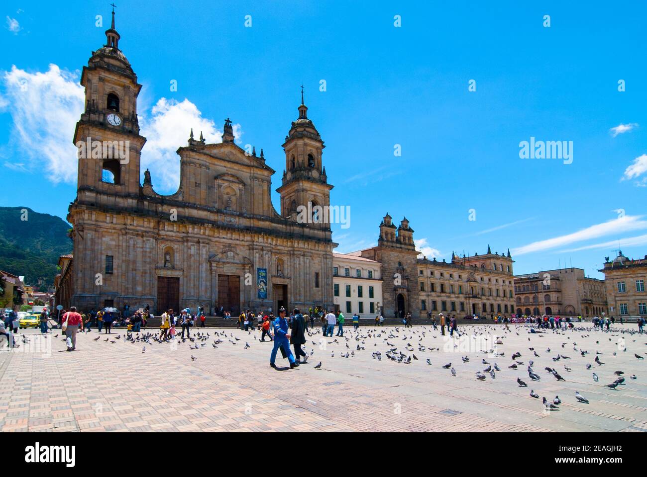BOGOTA, COLOMBIA - 07 OCTOBER 2010: The National Capitol is situated in ...