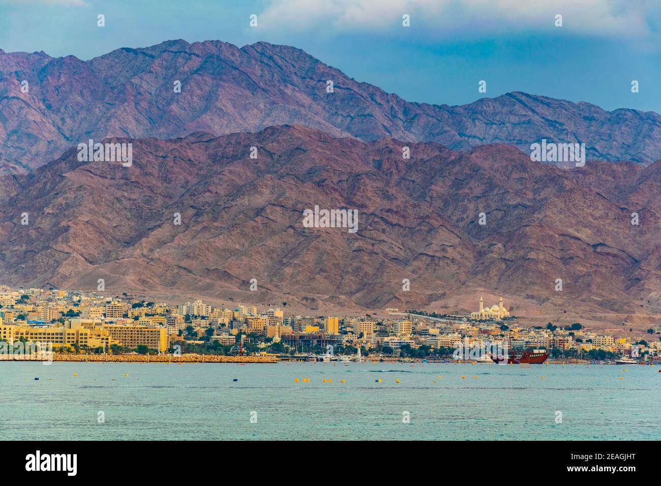 Aqaba night view jordan hi-res stock photography and images - Alamy