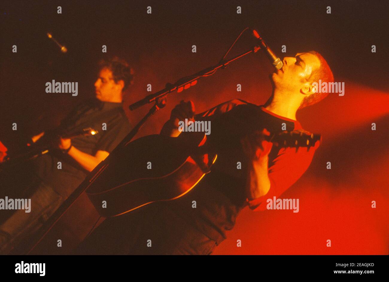 Coldplay performing at Wolverhampton Civic Hall on their Parachutes ...