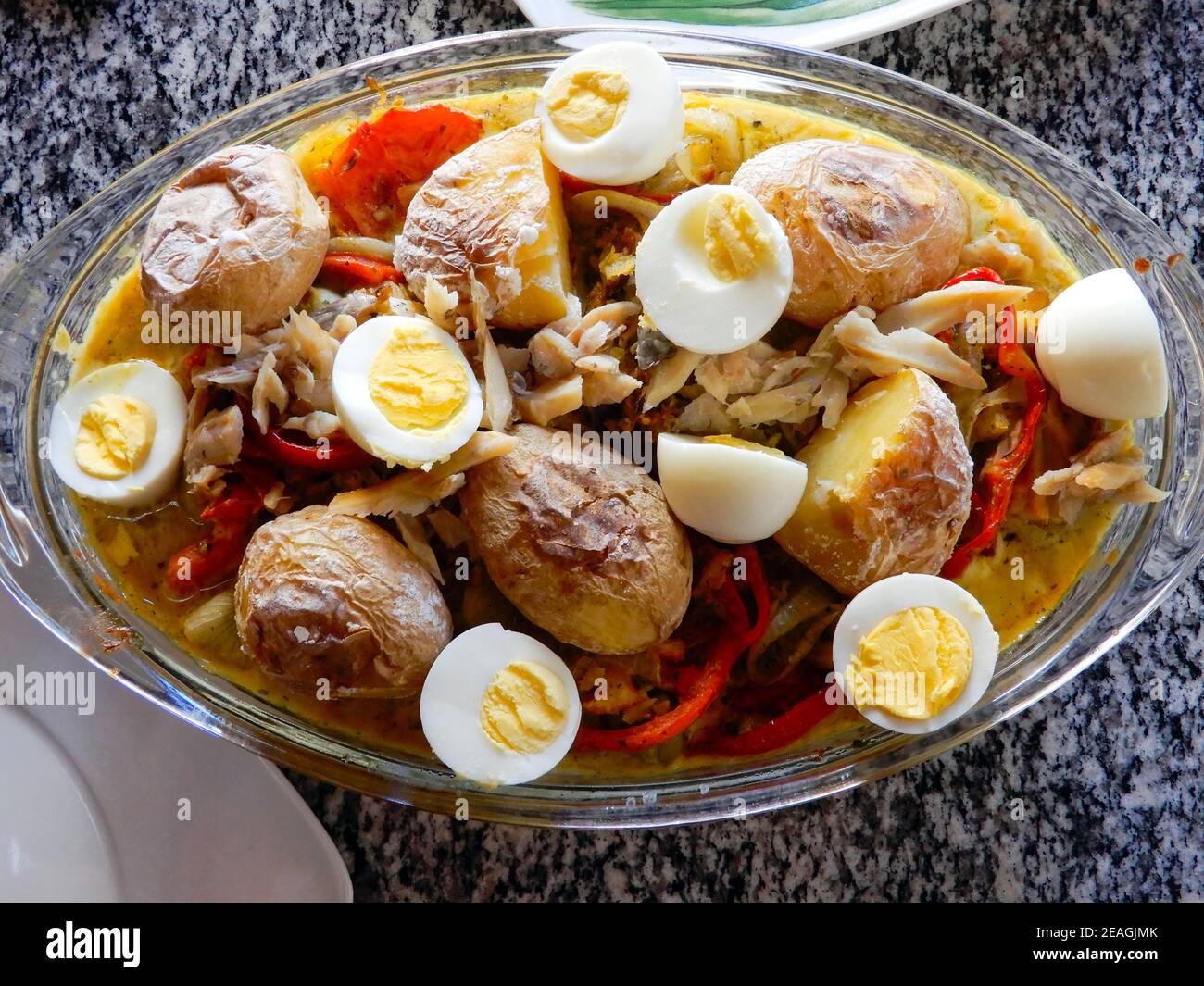 Salted cod with eggs hi-res stock photography and images - Alamy