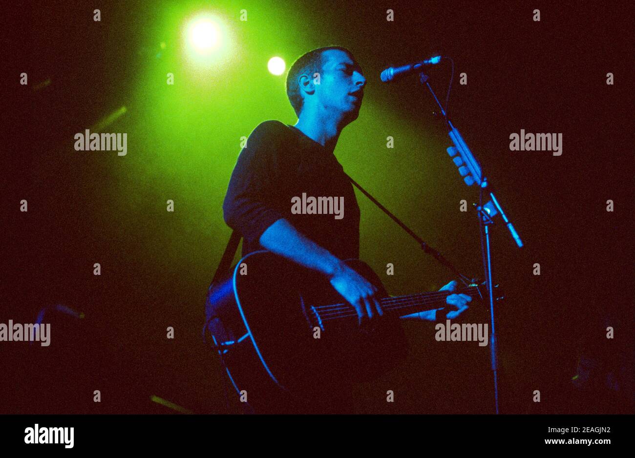 Coldplay performing at Wolverhampton Civic Hall on their Parachutes ...