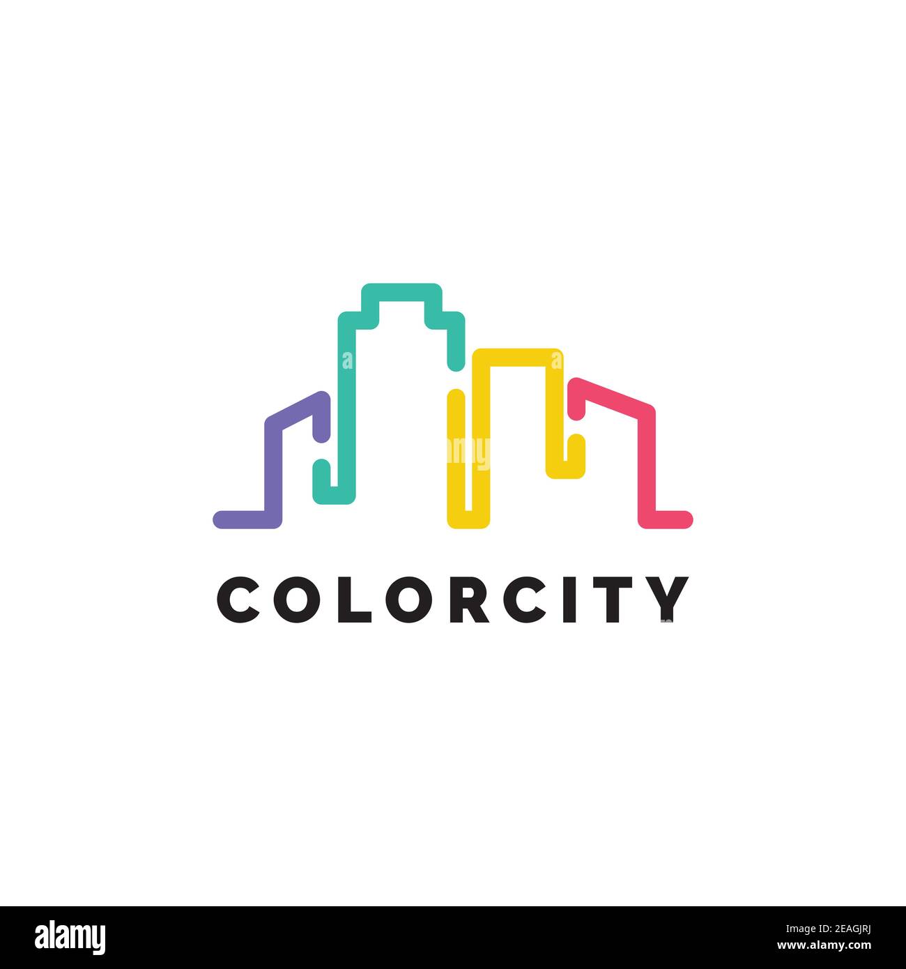 Urban corporate architecture Stock Vector Images - Alamy