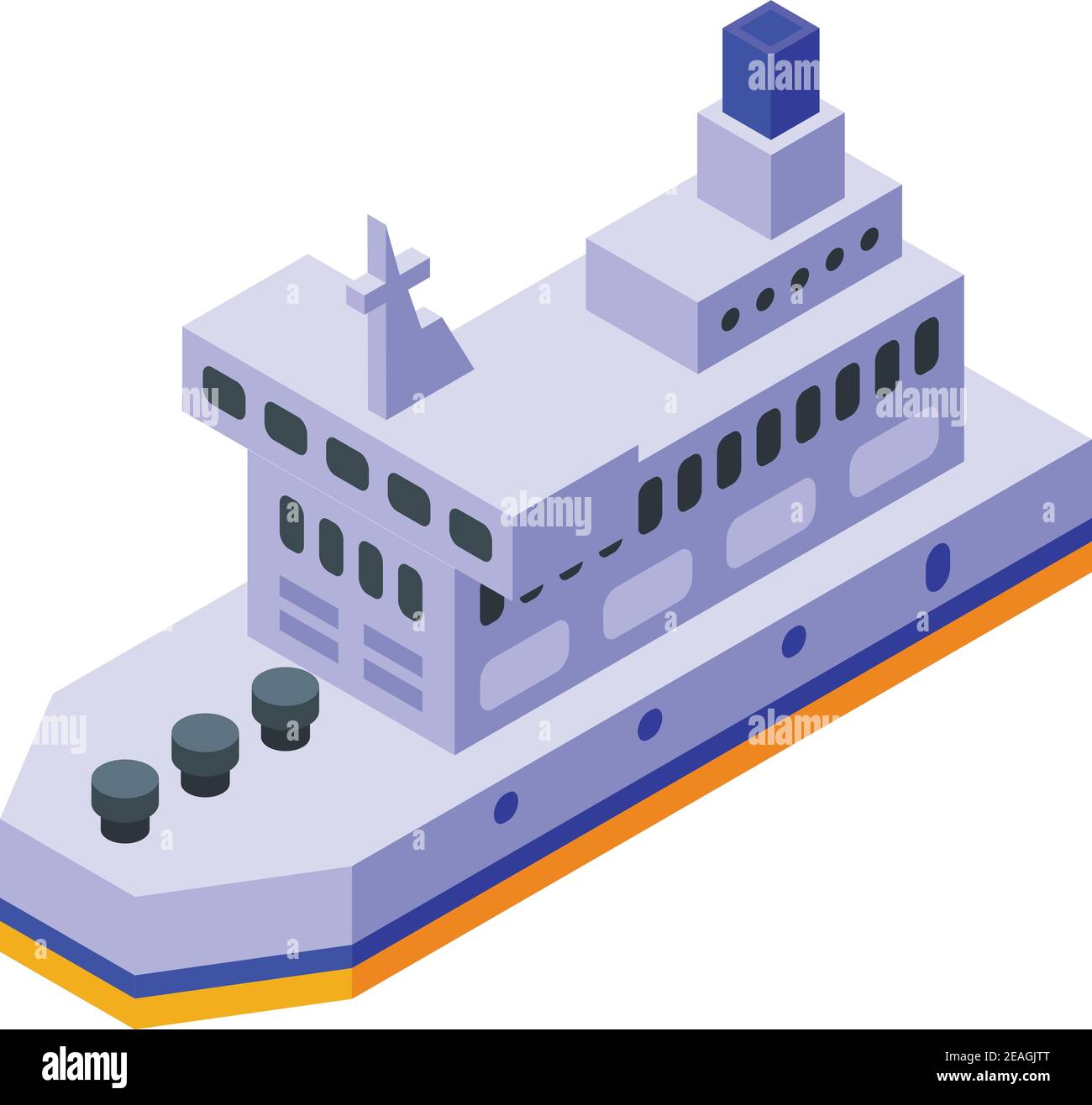 Ferry icon. Isometric of ferry vector icon for web design isolated on ...