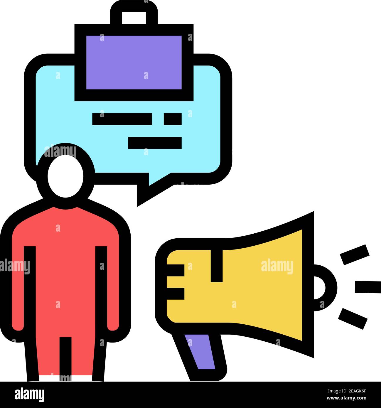 professionalism soft skill color icon vector illustration Stock Vector ...