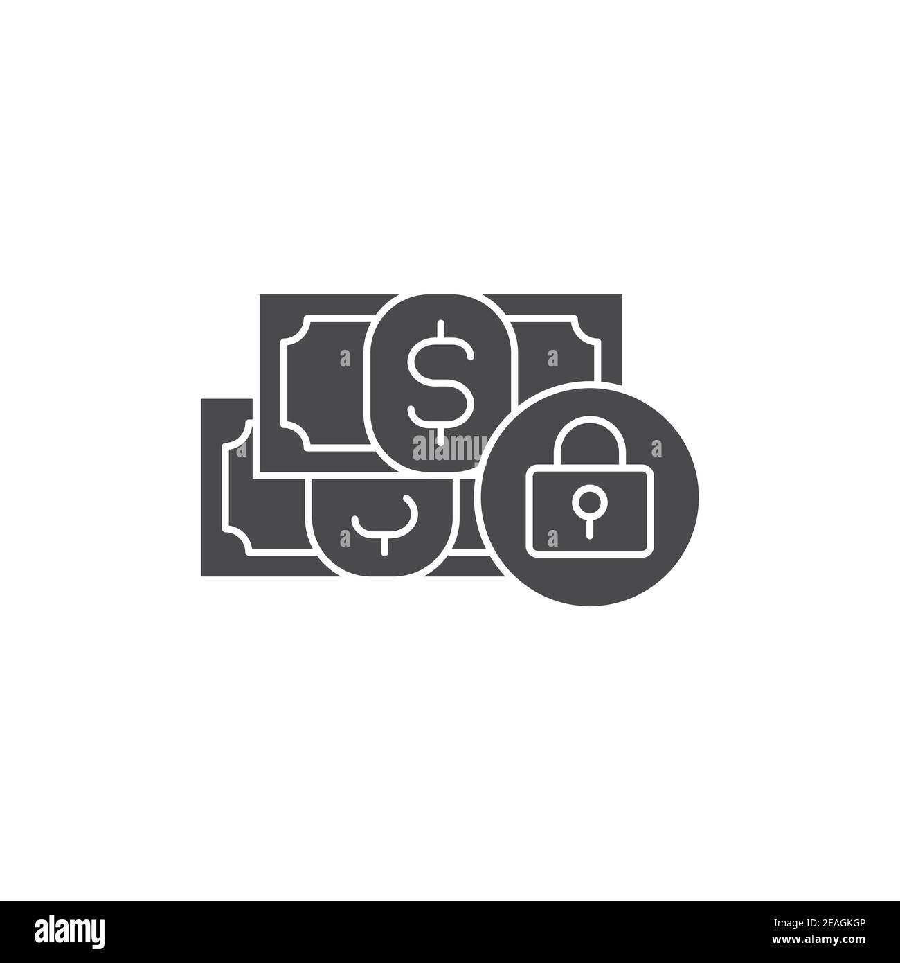 Poverty line color icon. Sign for web page, mobile app, button, logo ...