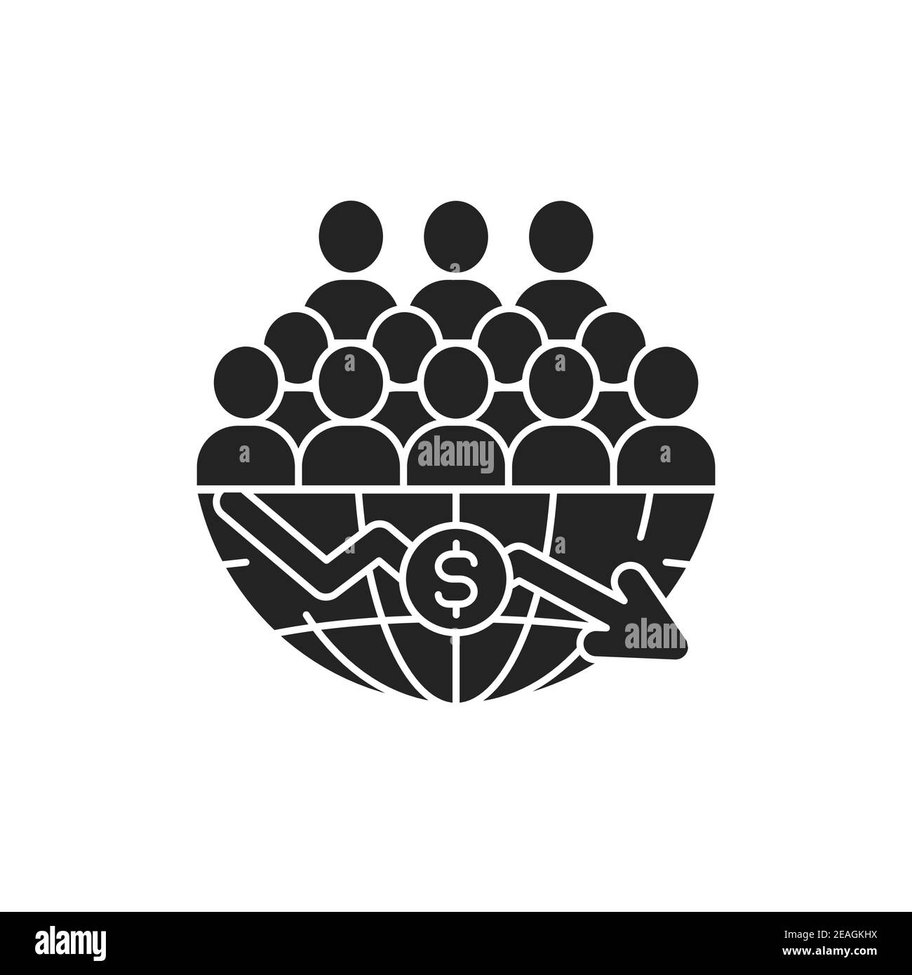 Economic decline Stock Vector Images - Alamy