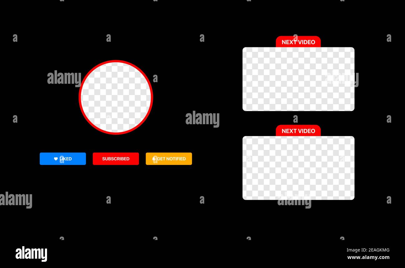 Video Service template. Next Video. Clean Vector Wireframe For Your ...