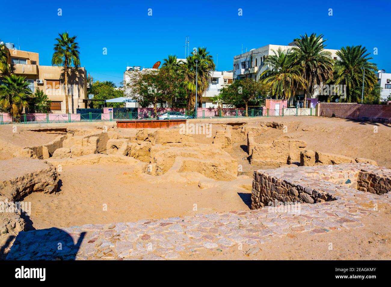Ruins of an ancient church of Ayla in Aqaba, Jordan Stock Photo - Alamy