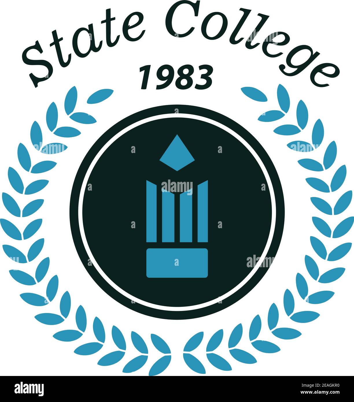 Wreath tag text Stock Vector Images - Alamy