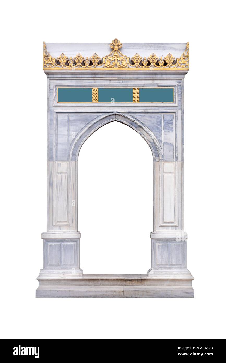 Architectural decorations in castle Cut Out Stock Images & Pictures - Alamy