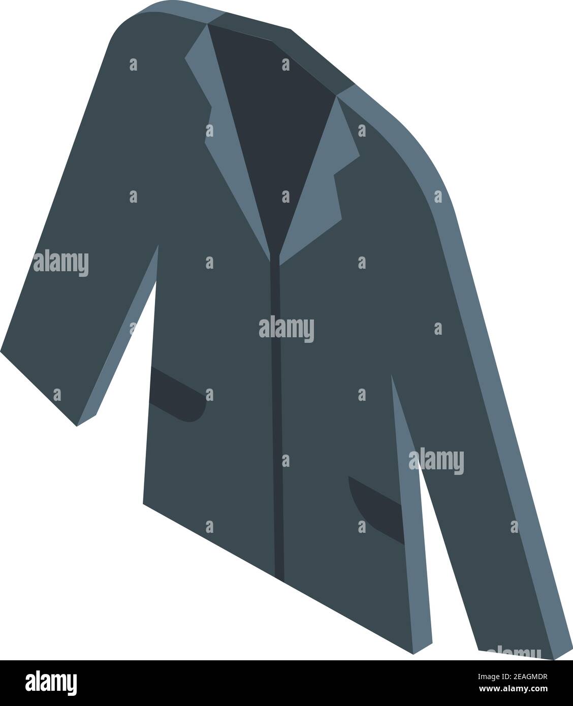 School uniform blazer icon. Isometric of school uniform blazer vector ...