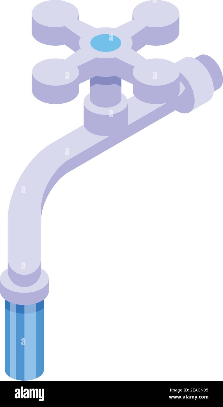 Tap water icon. Isometric of tap water vector icon for web design ...