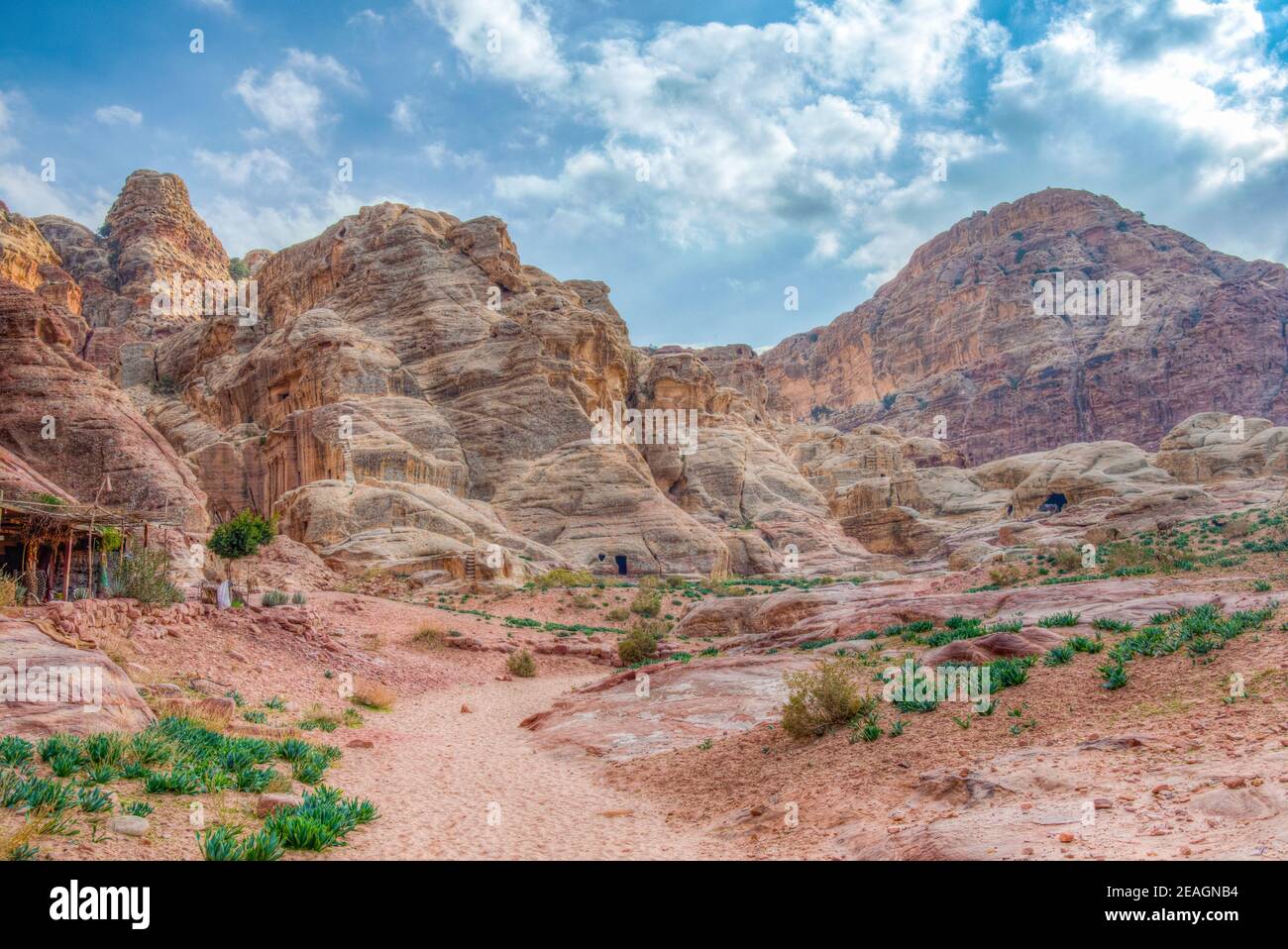Petra valley in Jordan Stock Photo - Alamy