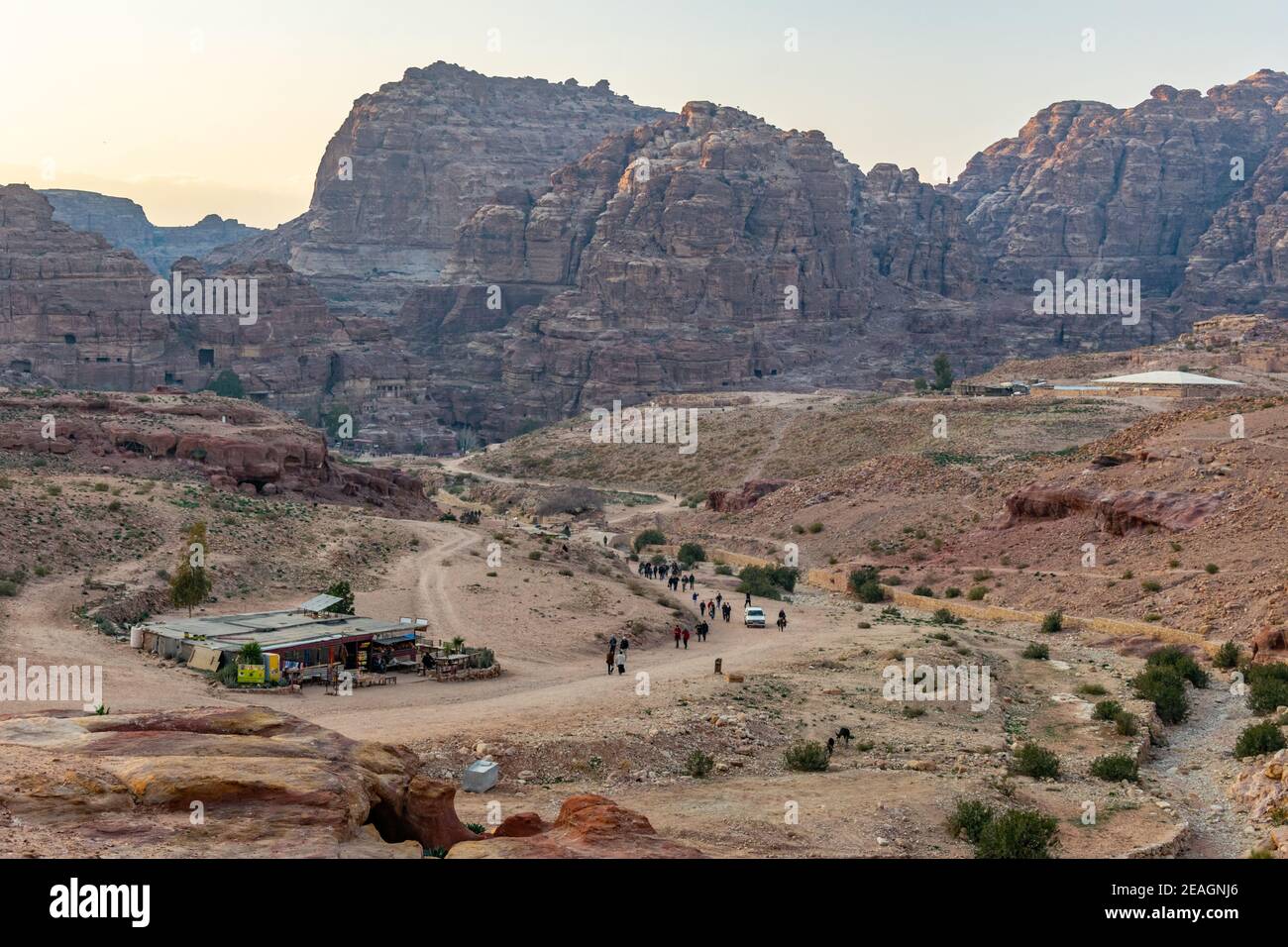 Petra valley in Jordan Stock Photo - Alamy