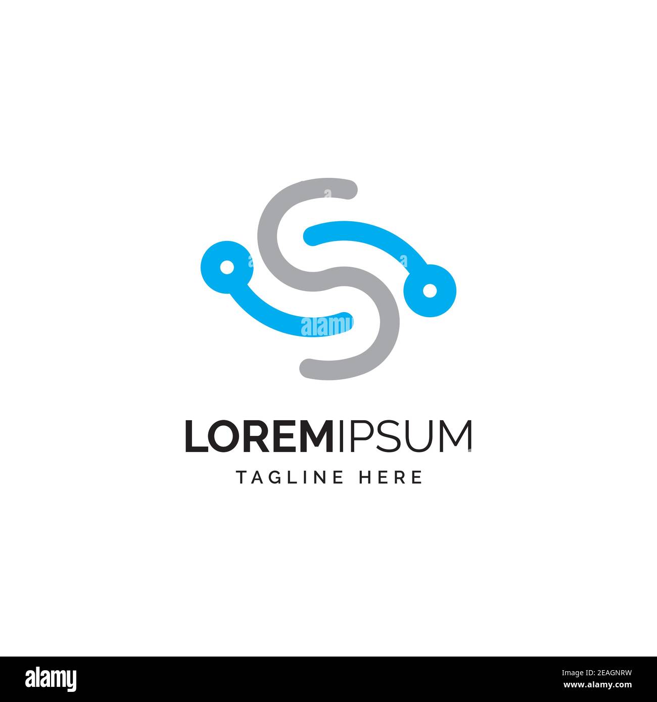 Abstract letter s logo for technology company. Creative symbol element ...