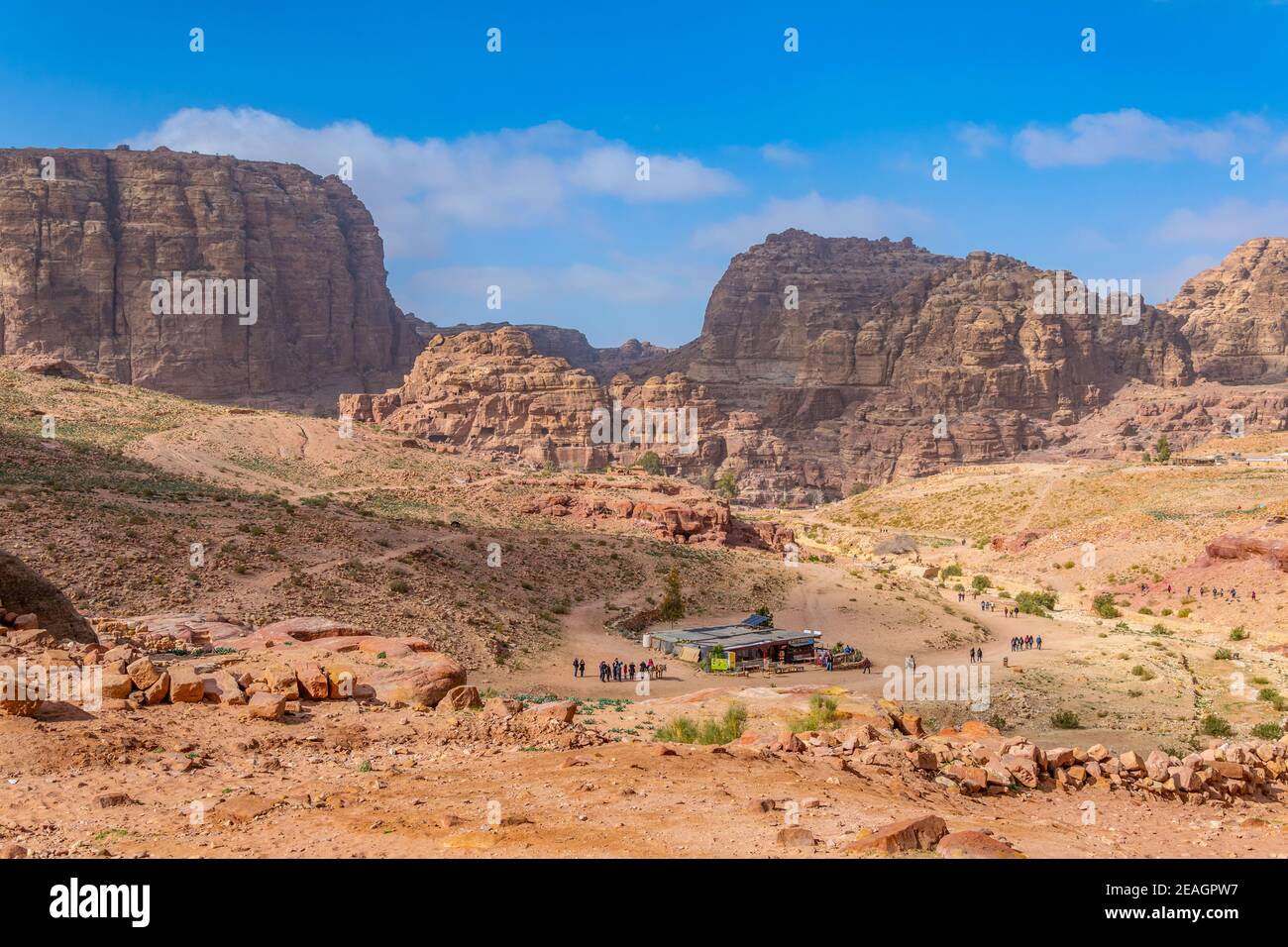 Petra valley in Jordan Stock Photo - Alamy