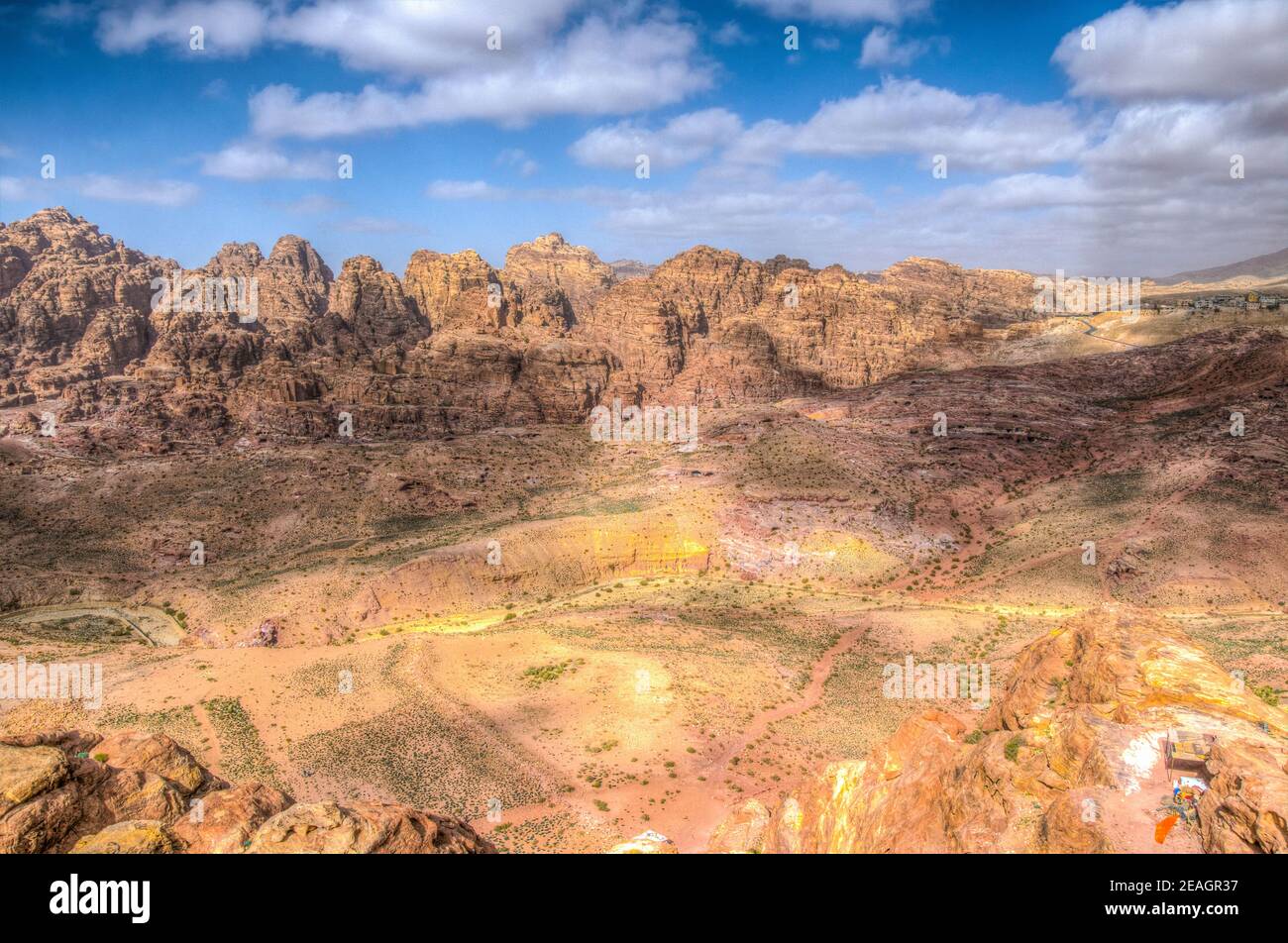 Petra valley in Jordan Stock Photo - Alamy