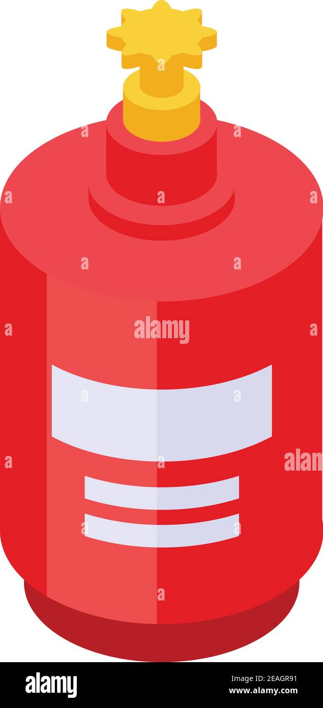 Natural gas icon. Isometric of natural gas vector icon for web design ...