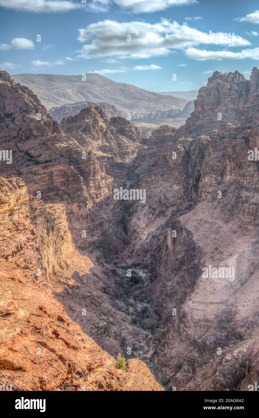 Wadi Araba in Petra, Jordan Stock Photo - Alamy
