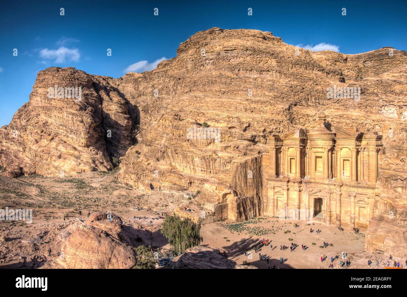 Monastery tomb in Petra, Jordan Stock Photo - Alamy