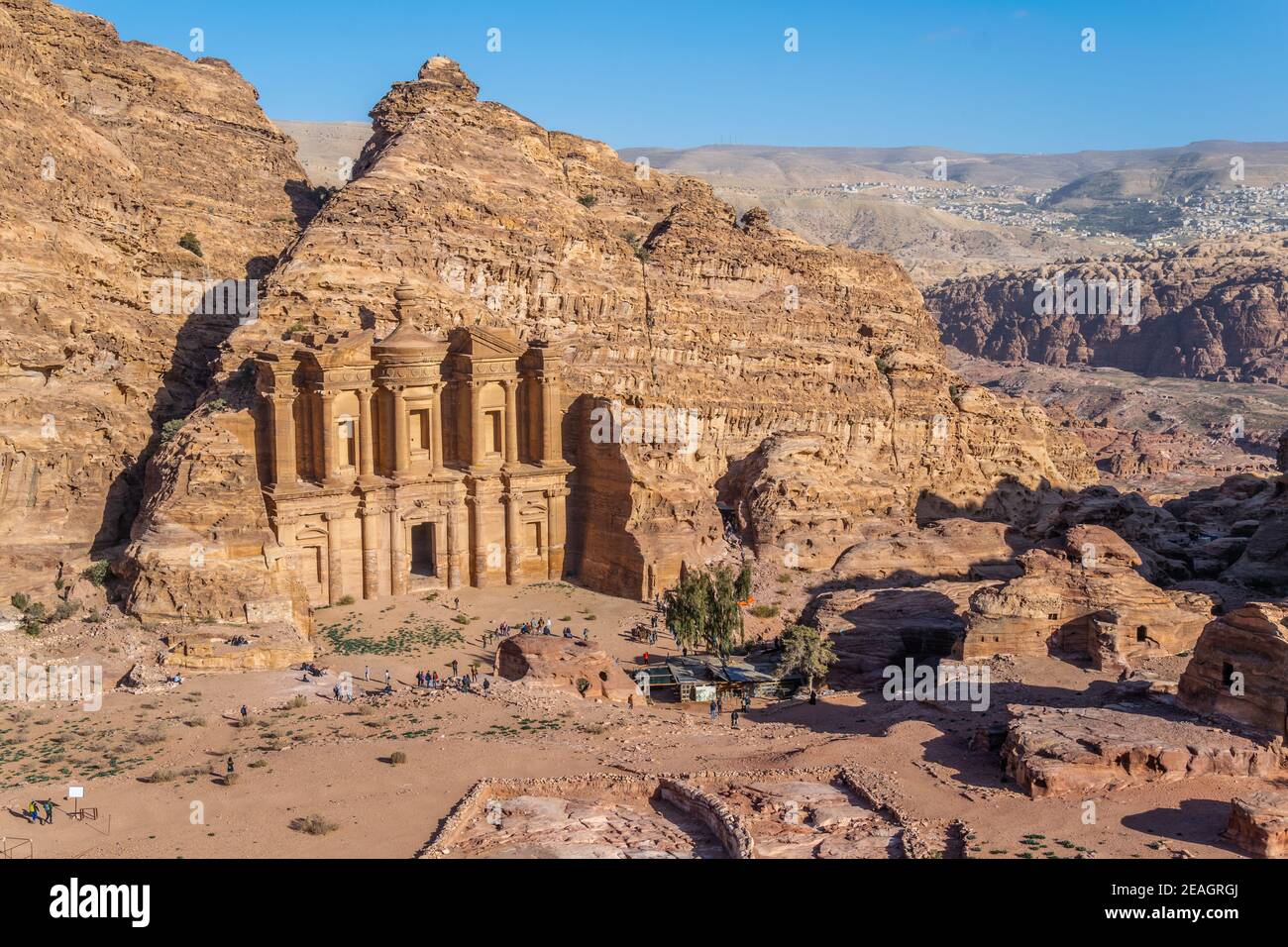 Monastery tomb in Petra, Jordan Stock Photo - Alamy
