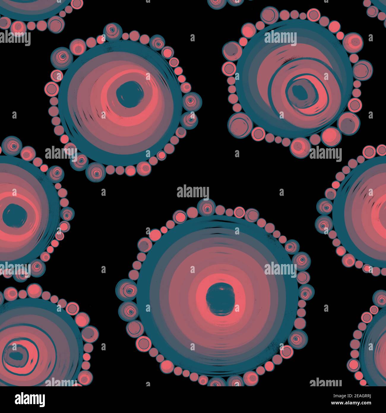 Geometric seamless pattern,texture with perfectly contacting nested ...