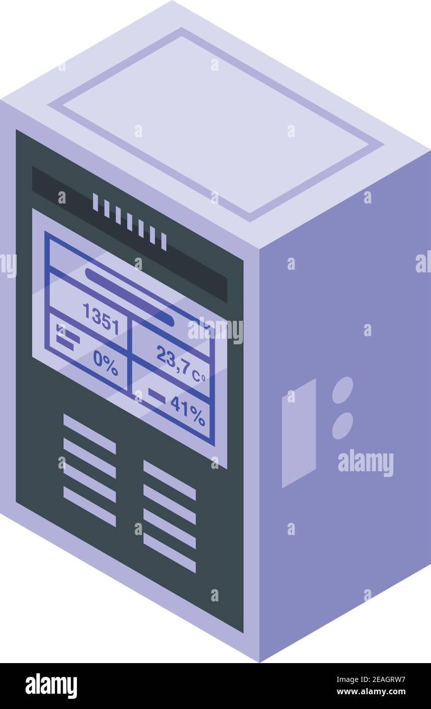 Smart home dashboard icon. Isometric of smart home dashboard vector ...