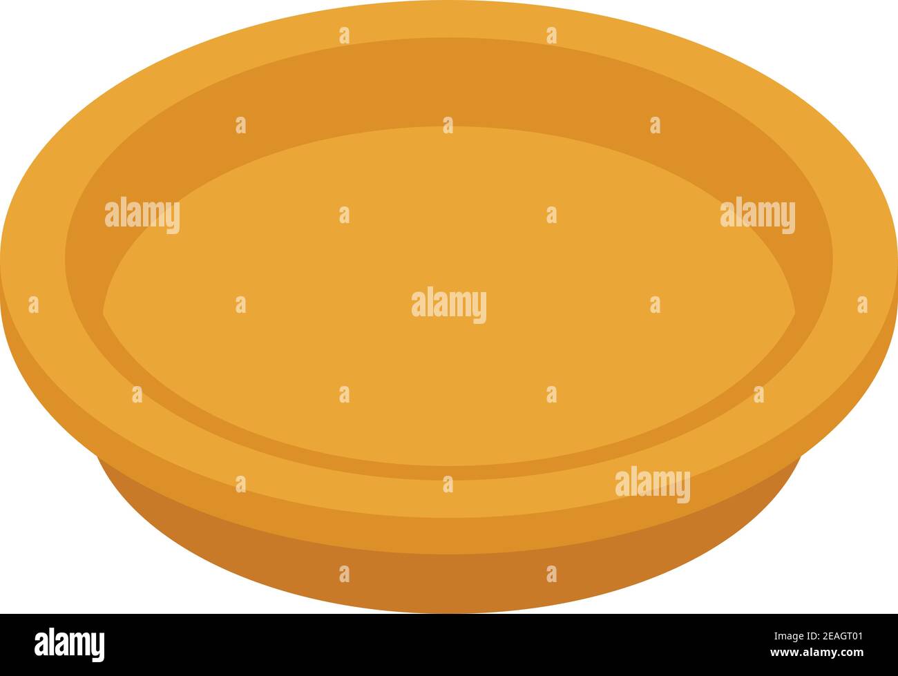 Eco paper plate icon. Isometric of eco paper plate vector icon for web ...