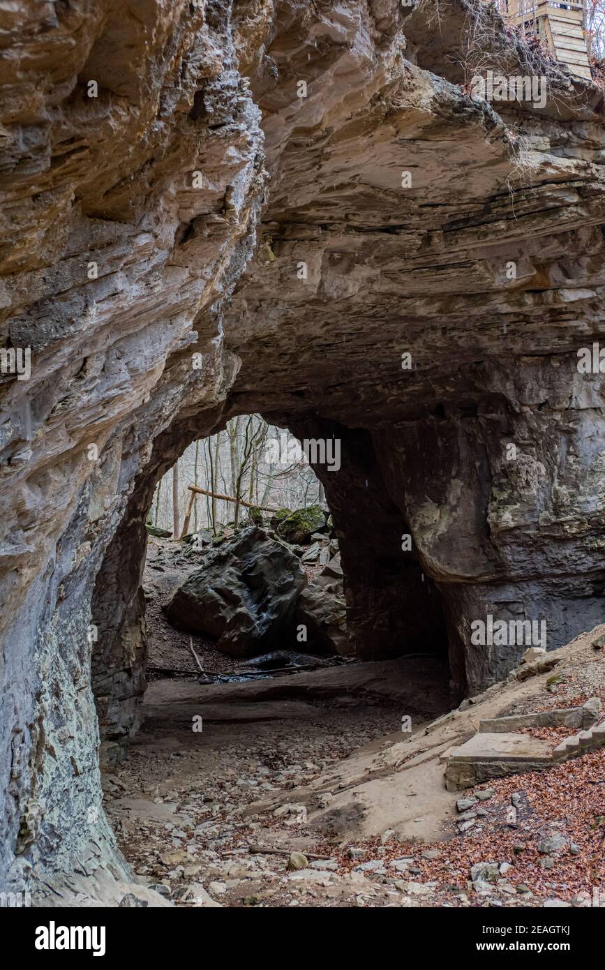 Smoky Bridge in Carter Caves State Park in Kentucky Stock Photo - Alamy