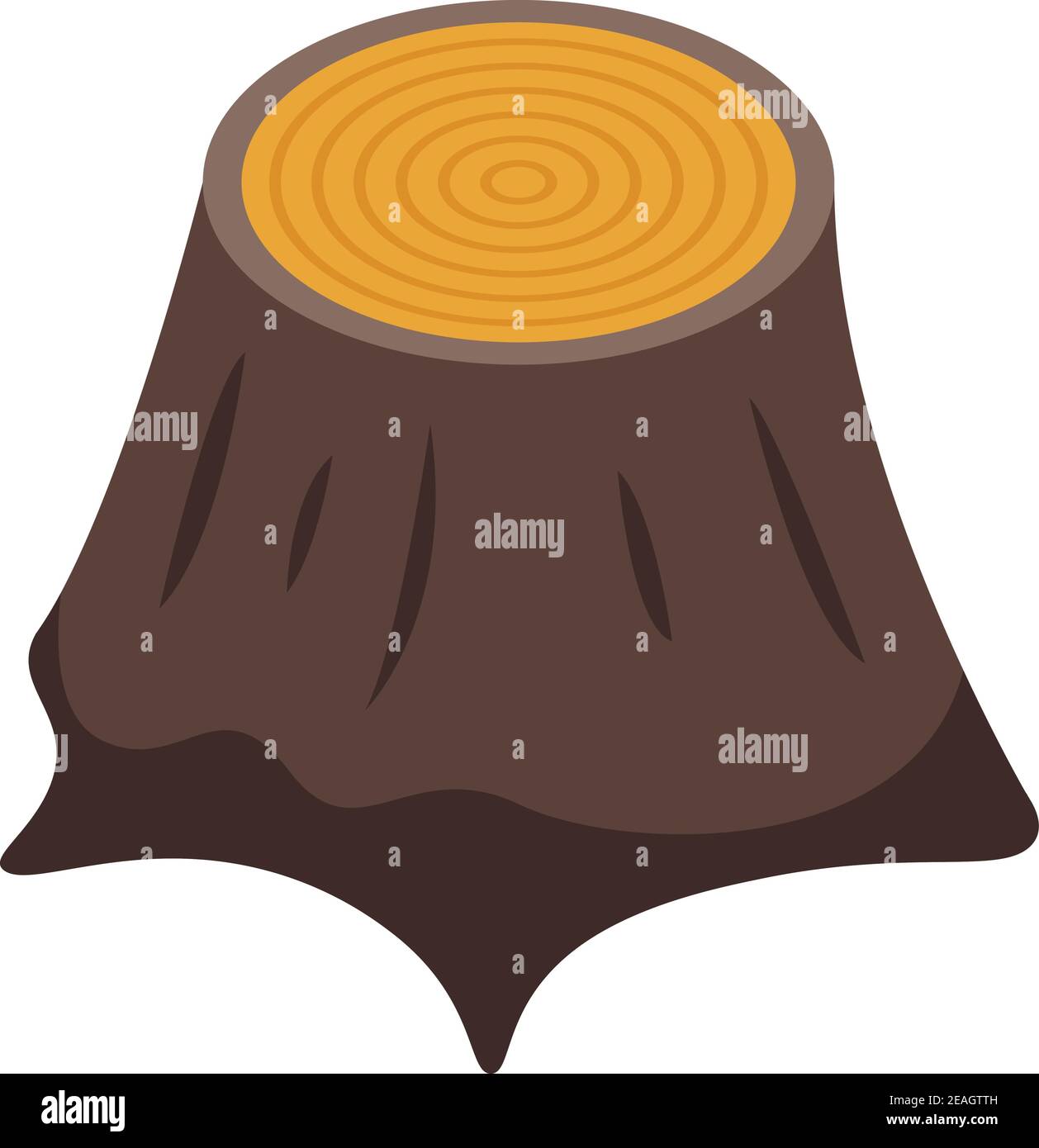 Wood tree icon. Isometric of wood tree vector icon for web design ...