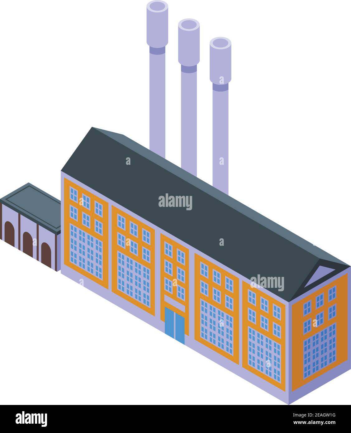 Hydroelectric station icon. Isometric of hydroelectric station vector ...