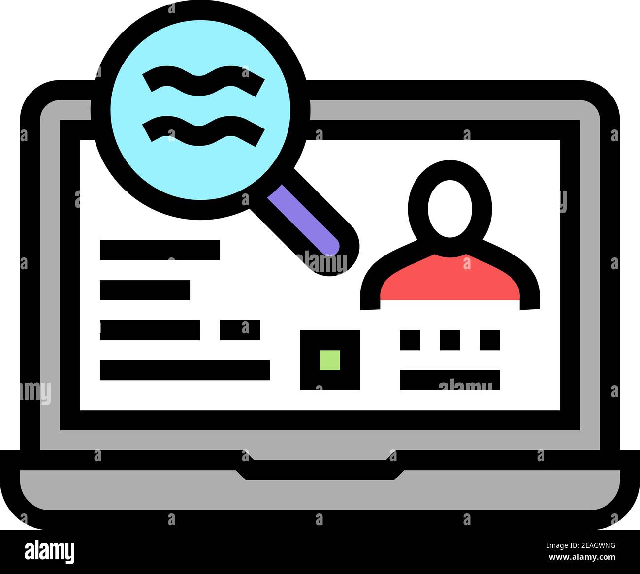 checking status allowance color icon vector illustration Stock Vector ...