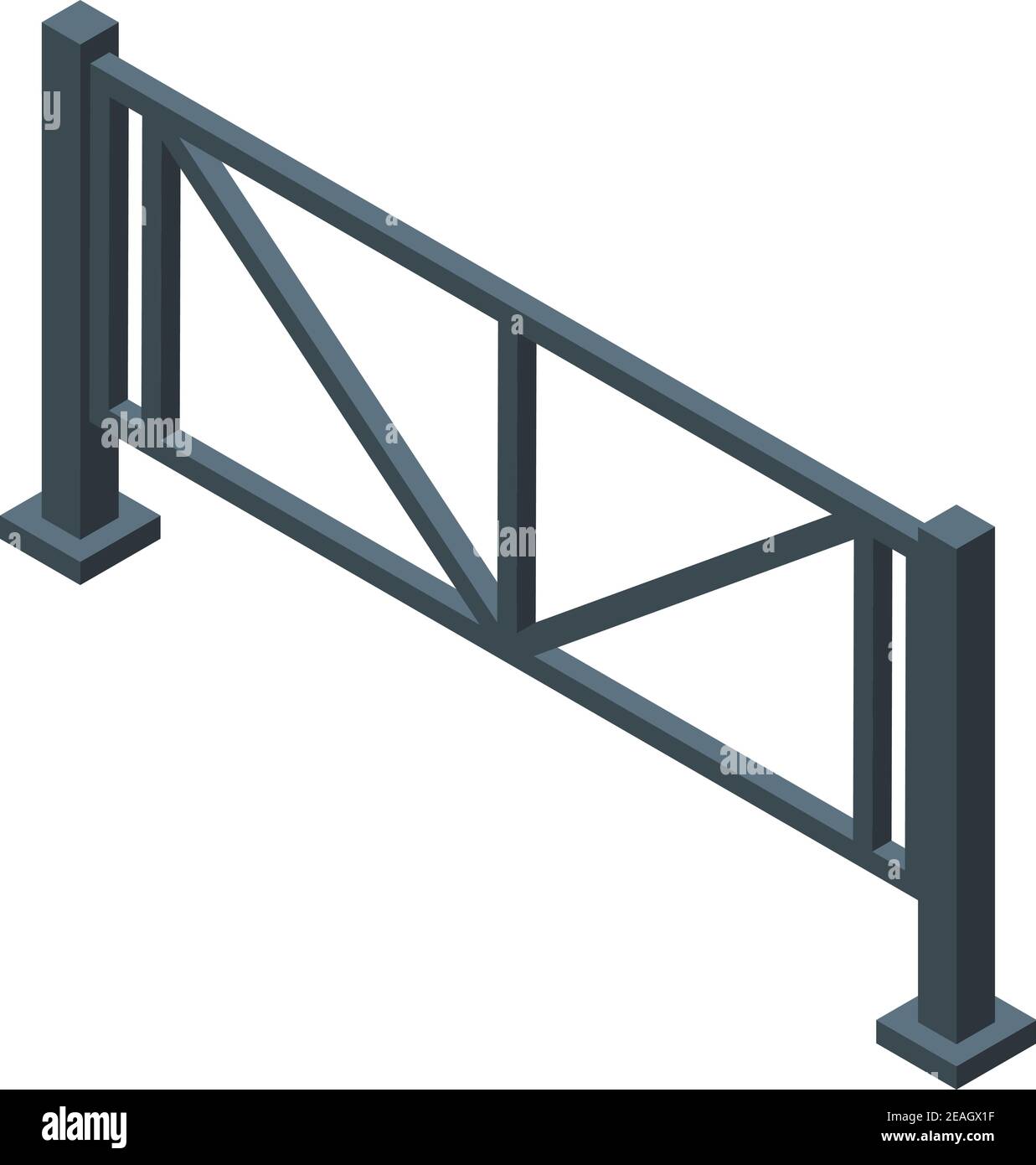 Railway gate house Stock Vector Images - Alamy