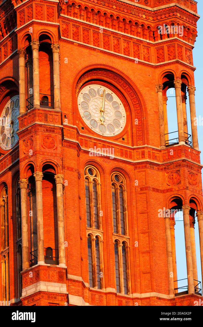 Berlin, Germany Red City Hall Stock Photo - Alamy