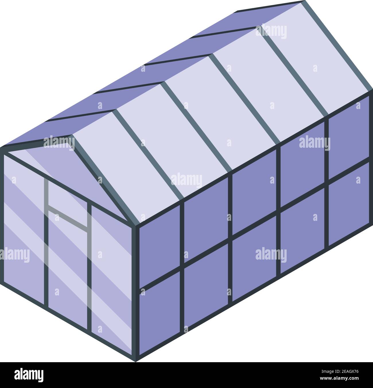 Greenhouse icon. Isometric of greenhouse vector icon for web design ...