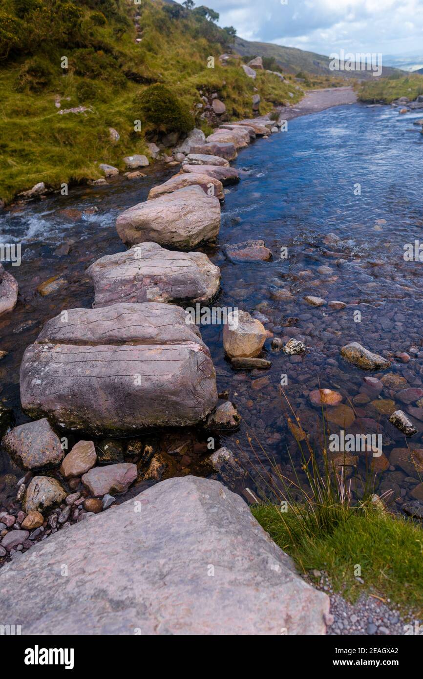Rocks path over river hi-res stock photography and images - Alamy