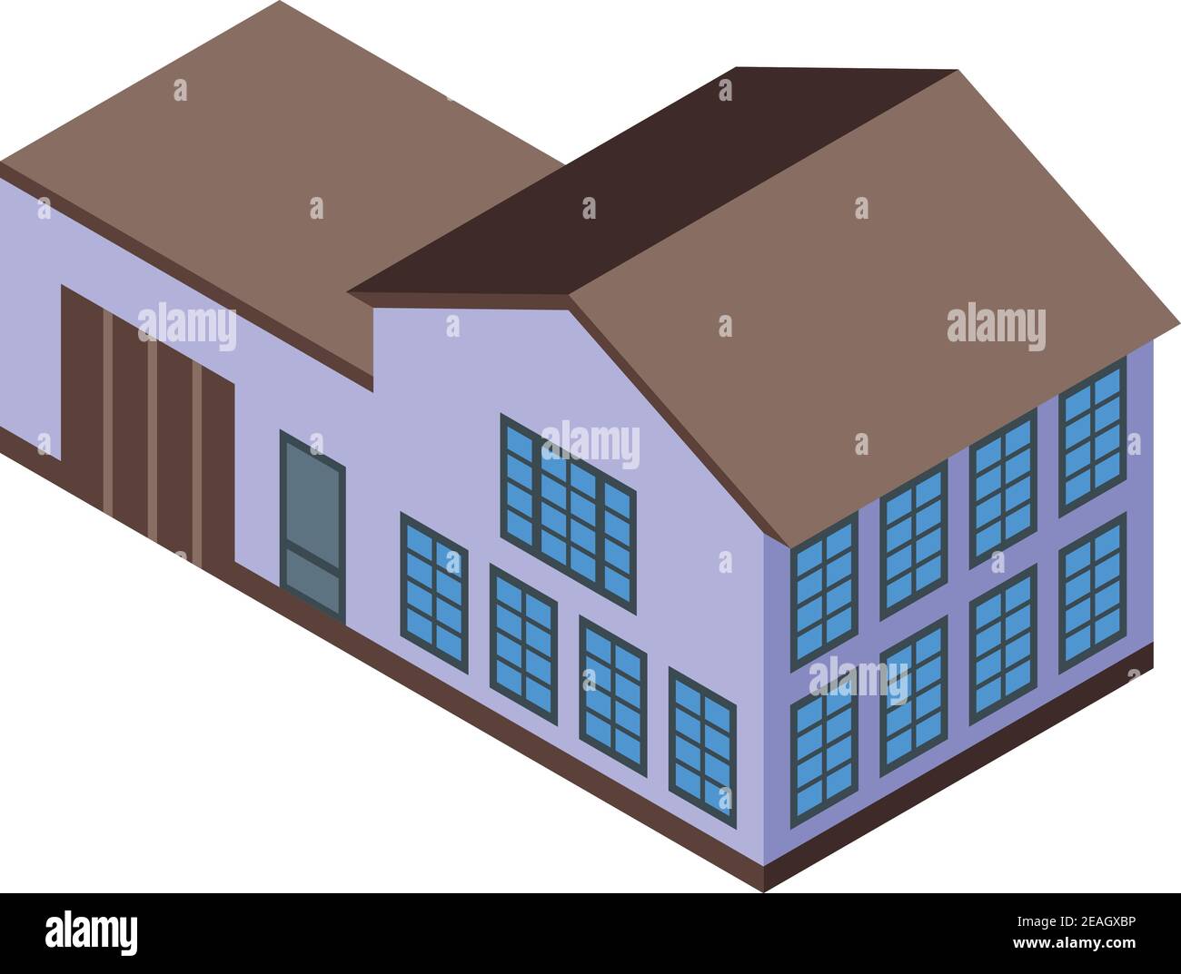 Urban house icon. Isometric of urban house vector icon for web design ...