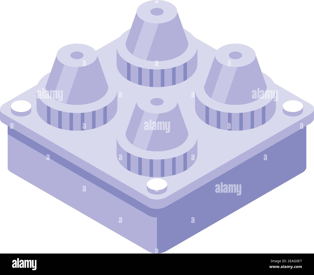 Zero plastic material icon. Isometric of zero plastic material vector ...