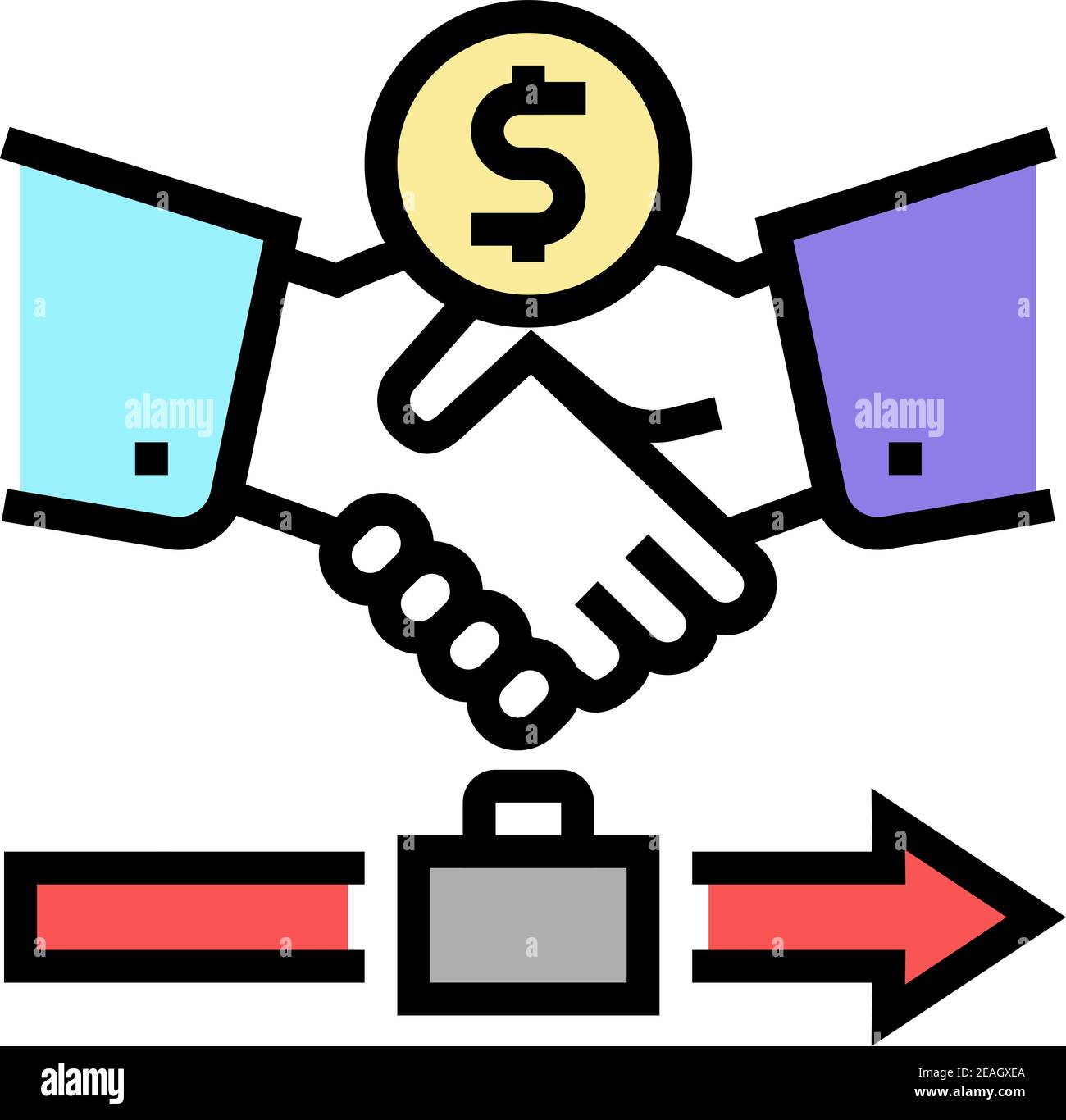 Severance pay allowance icon hi-res stock photography and images - Alamy