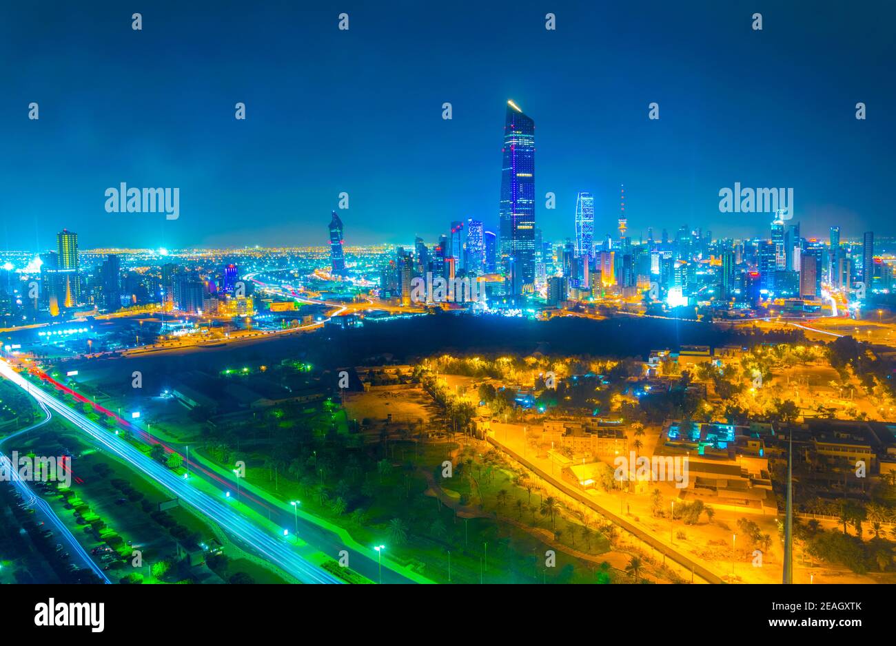Kuwait city panoramic view hi-res stock photography and images - Alamy