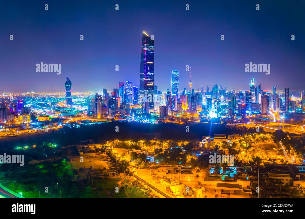 Kuwait city panoramic view hi-res stock photography and images - Alamy