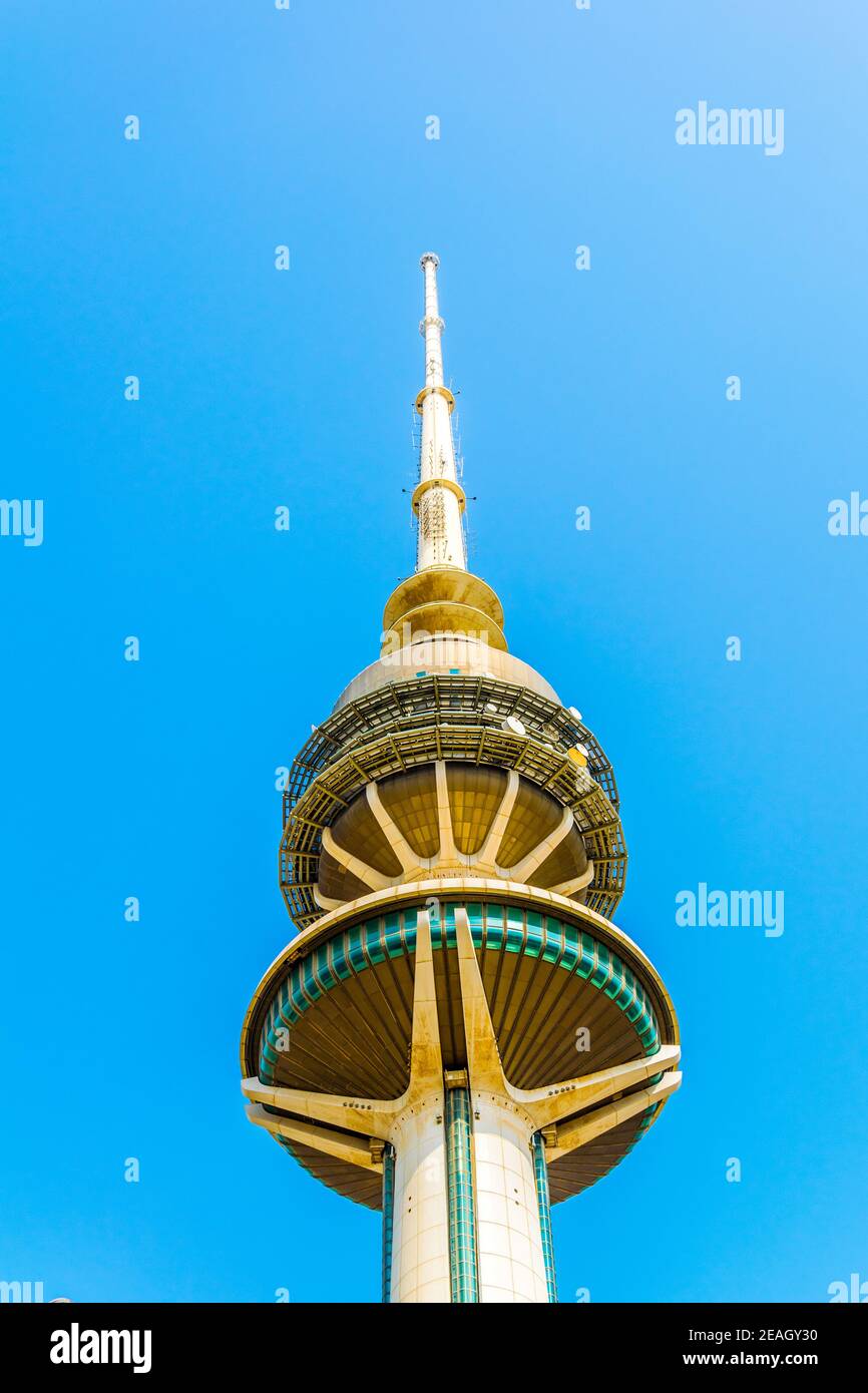 Detail view of the Liberation tower in Kuwait Stock Photo - Alamy